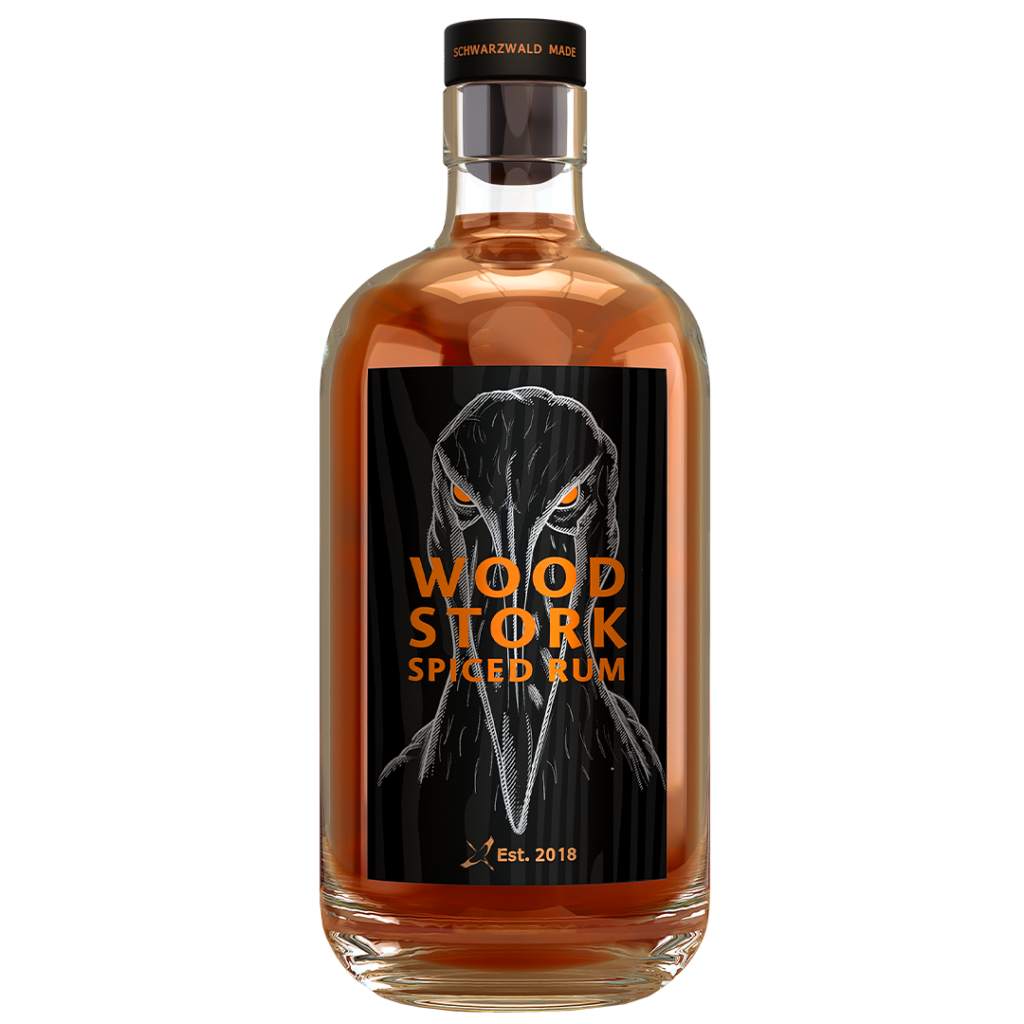 WOOD STORK Schwarzwald Made Spiced Rum 0,5L - Bimmerle Shop